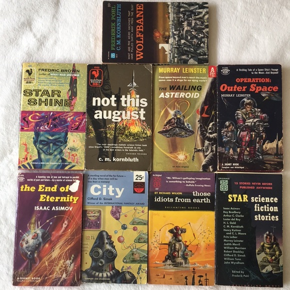 Science Fiction | Other | Vintage Science Fiction Fantasy Book Collection From 95s 50s 60s Lot ...
